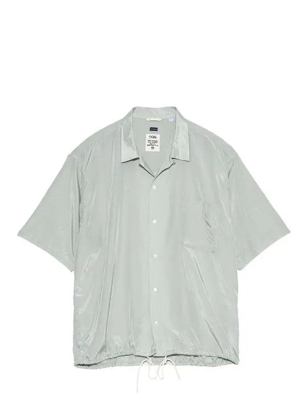 Nanamica Open Collar Short-sleeve Shirt - Green