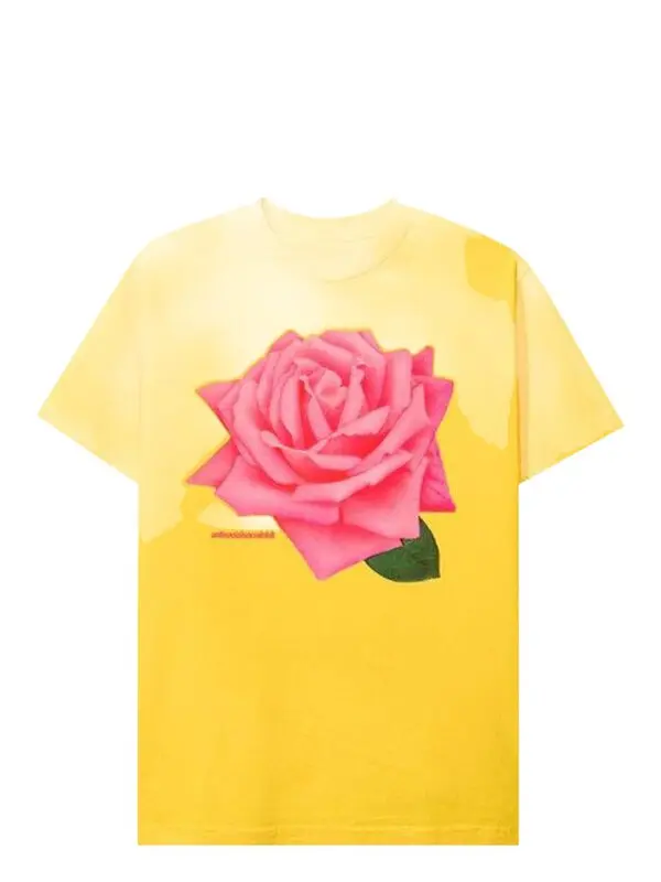 ANTI SOCIAL SOCIAL CLUB Underglow Rose Tee - Yellow