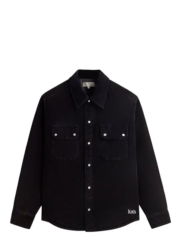Kith Washed Corduroy Rowan Jacket - Black