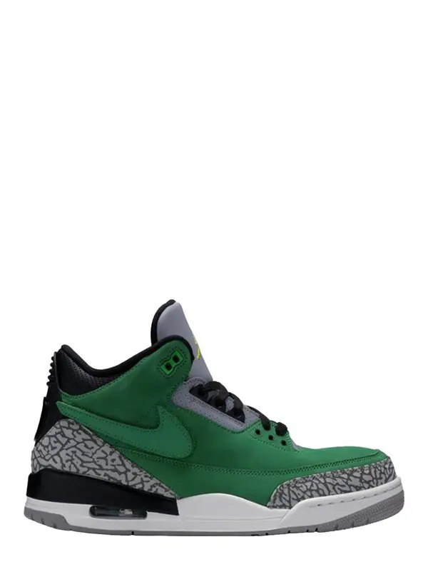 JORDAN 3 Retro 'tinker Oregon Ducks' Pe - Green