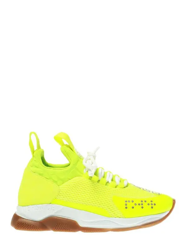 Versace Cross Chainer Sneakers - Yellow