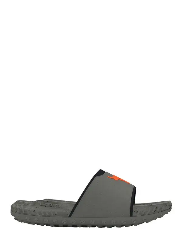 Under Armour Project Rock 3 Slides - Grey