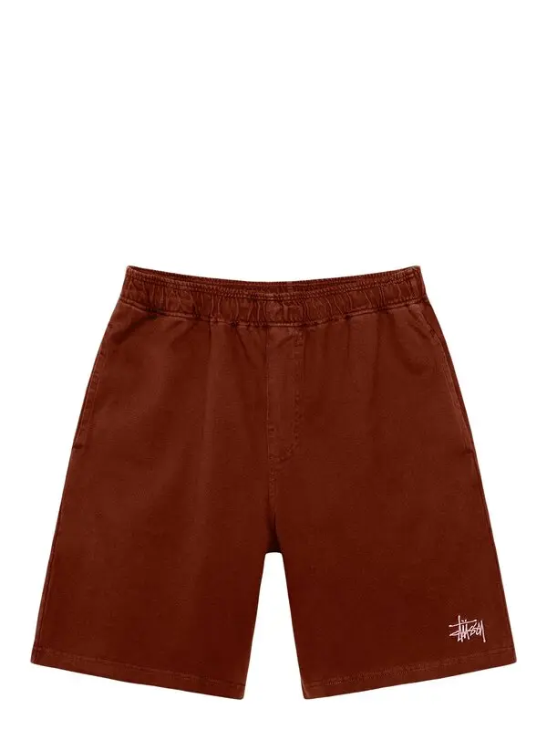 StÜssy Heavy Jersey Short - Red