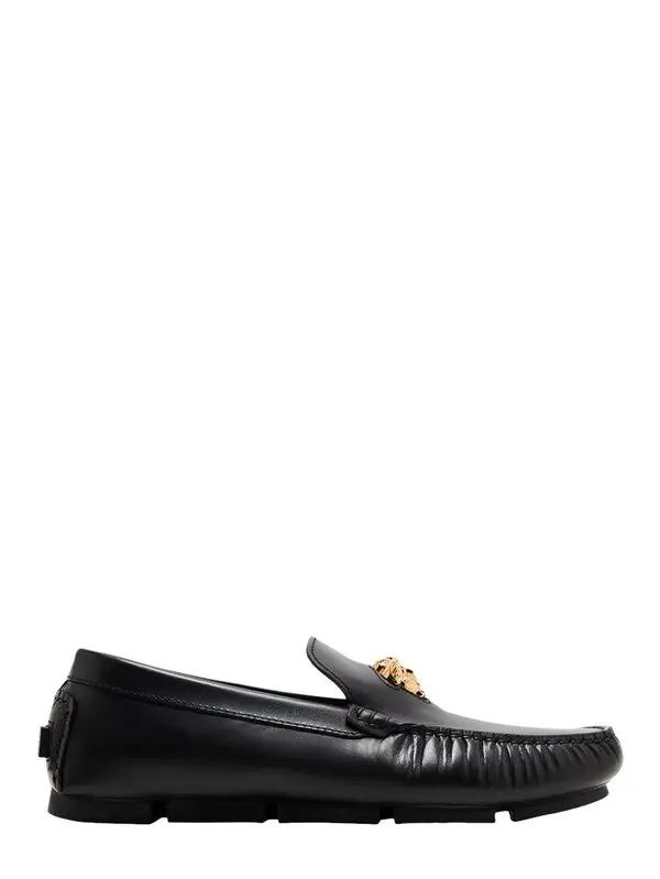 Versace La Medusa Driver Loafer - Black
