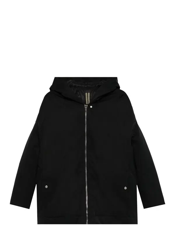 Rick Owens Padded Hooded Peter Jacket - Black