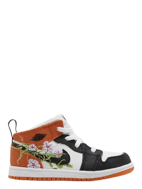 JORDAN 1 Mid Td 'floral - Orange