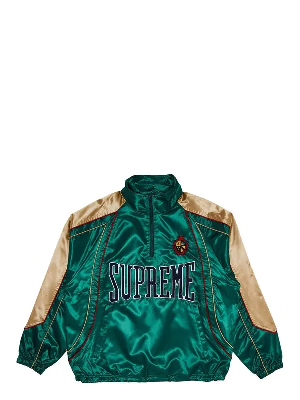 Supreme Satin Piping Pullover - Green