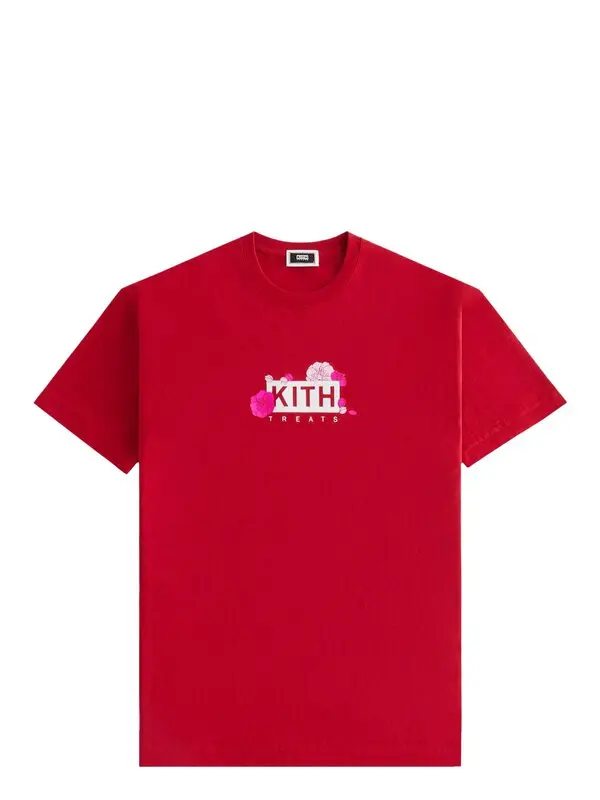 Kith Treats Plum Blossom Tee - Red