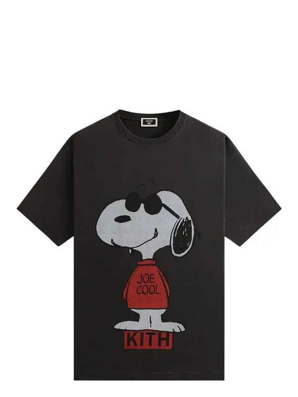 Kith For Peanuts Joe Cool Vintage Tee - Black