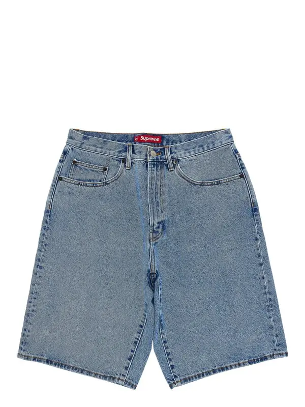 Supreme Baggy Denim Short - Blue