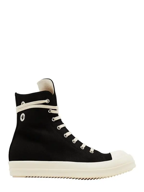 Rick Owens Hollywood High Top Sneakers - Black