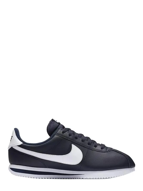Nike Cortez Basic Leather Sneakers - Blue