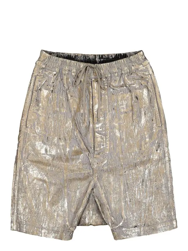 Rick Owens Drawstring Pods Shorts - Gold