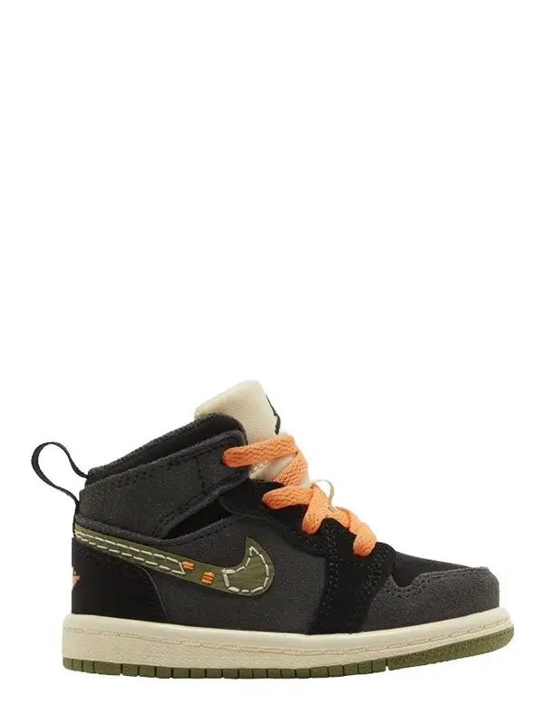 JORDAN 1 Mid Se Craft Td Sneakers - Black