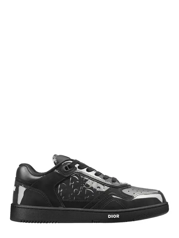 Dior B27 Low Top Sneakers Oblique Embossed - Black