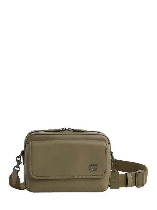COACH Restored Charter Flap Crossbody Bag 24 - Army Green