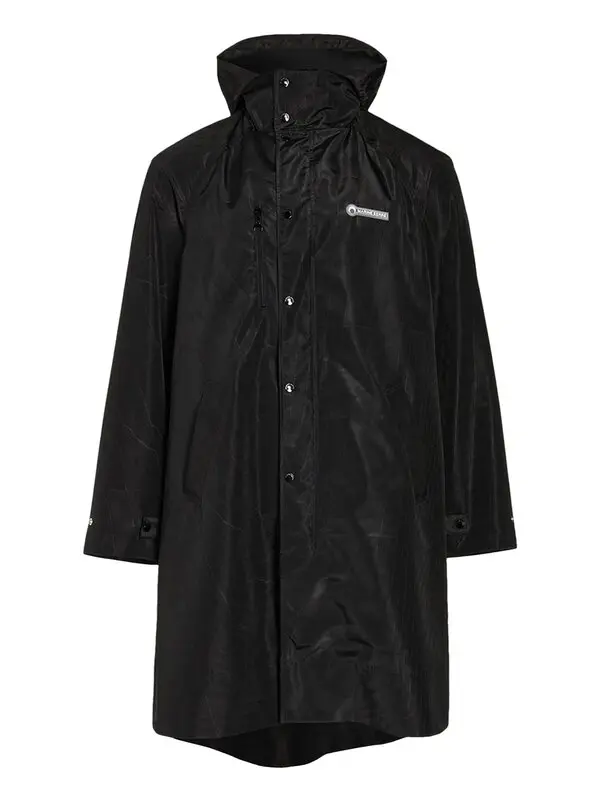 MARINE SERRE Moire Windbreaker - Black