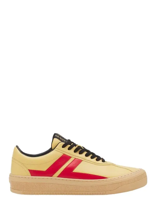 LANVIN Future X Cash High Sole Sneakers - Yellow