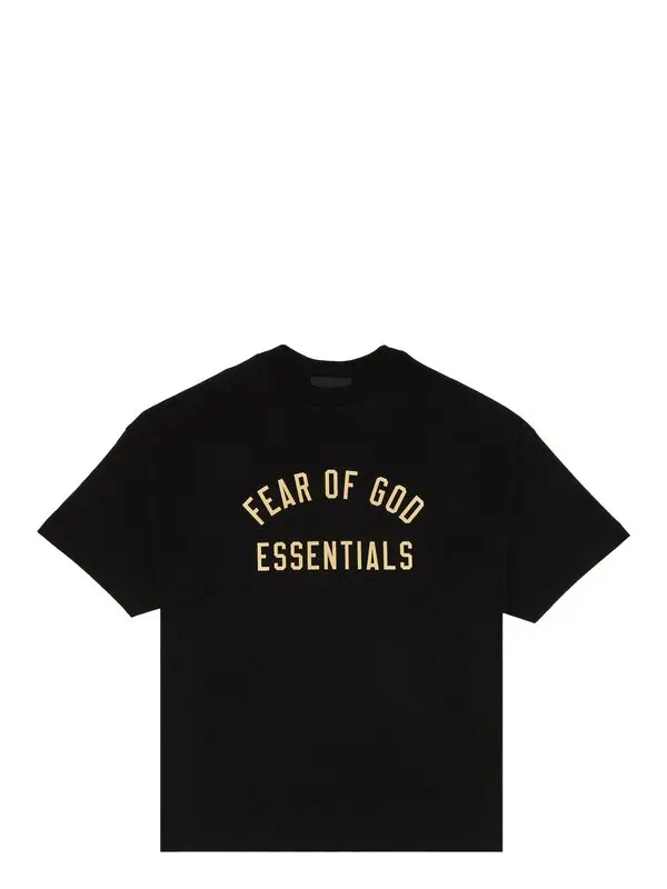 Fear Of God Jersey Crewneck Tee - Black
