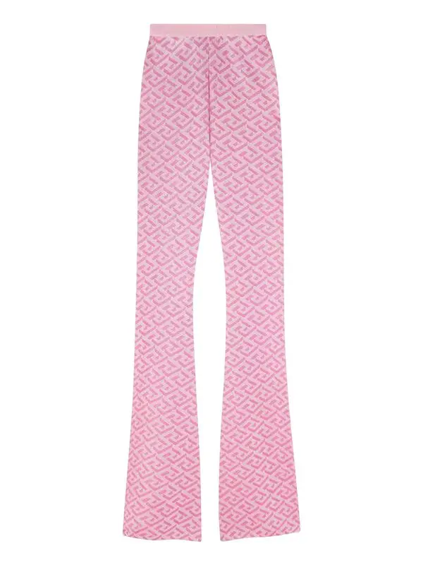 Versace La Greca Jacquard Pant - Pink