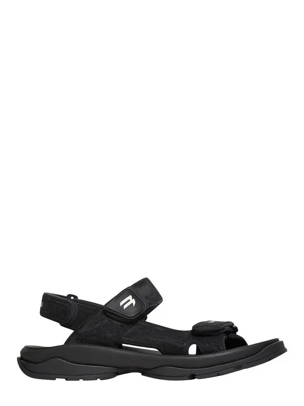 Balenciaga Tourist Sandal - Black