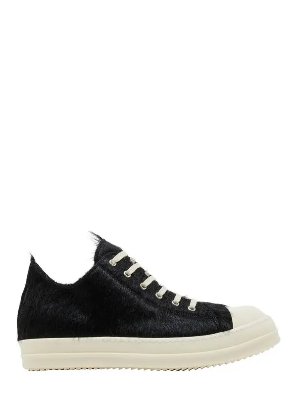 Rick Owens Lido Runway Low Sneakers - Black