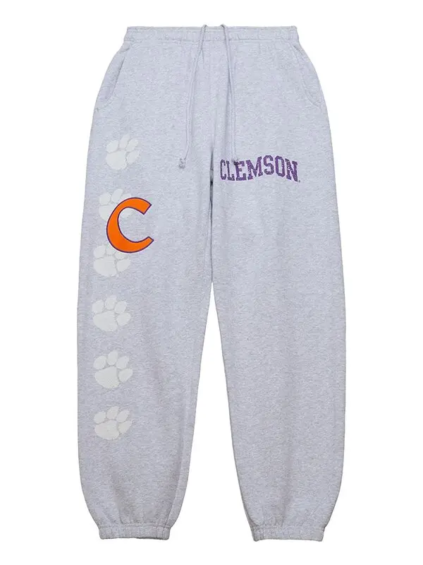 CACTUS JACK BY TRAVIS SCOTT X Mitchell & Ness Clemson University Sweatpants - Grey