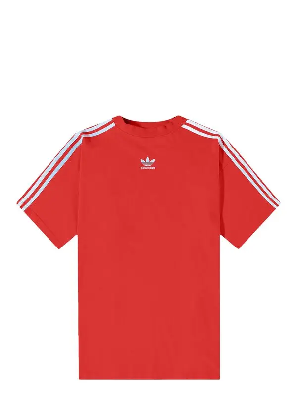 Balenciaga X Adidas Oversized Graphic T-shirt - Red