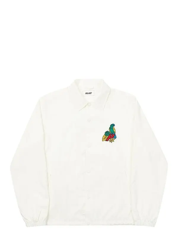 PALACE Parrot-3 Coach Jacket - White