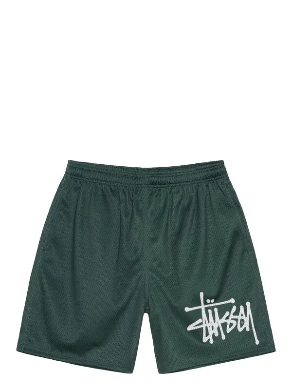StÜssy Mesh Basic Shorts - Green