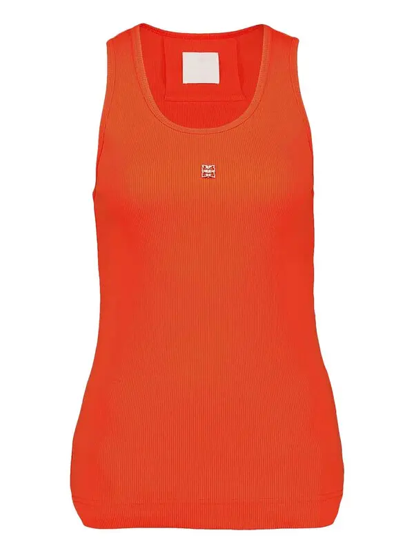 Givenchy Slim Fit Tank Top - Orange