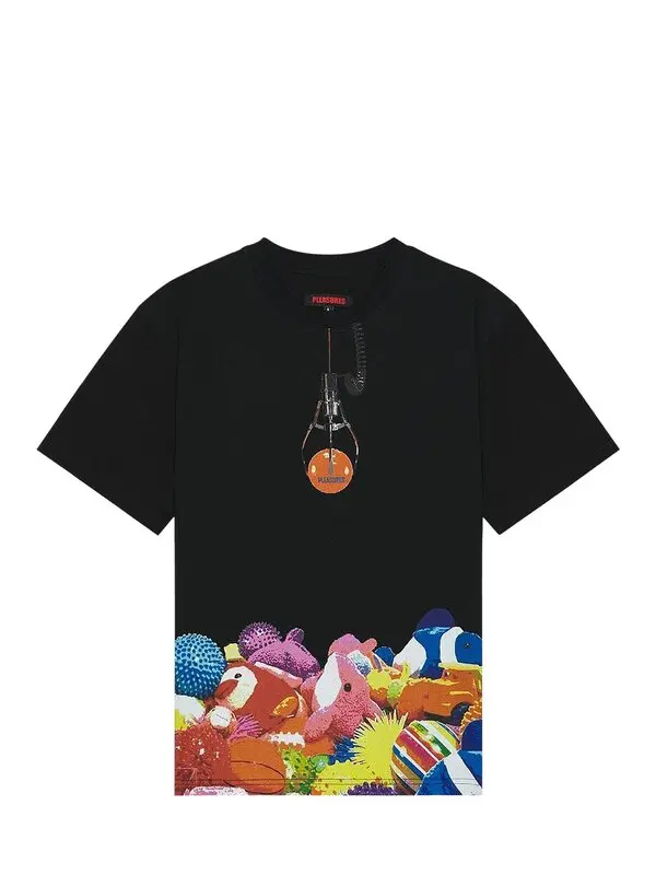 PLEASURES Claw Heavyweight T-shirt - Black