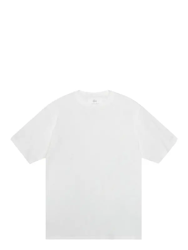StÜssy Garment Dyed Short-sleeve Tee - White