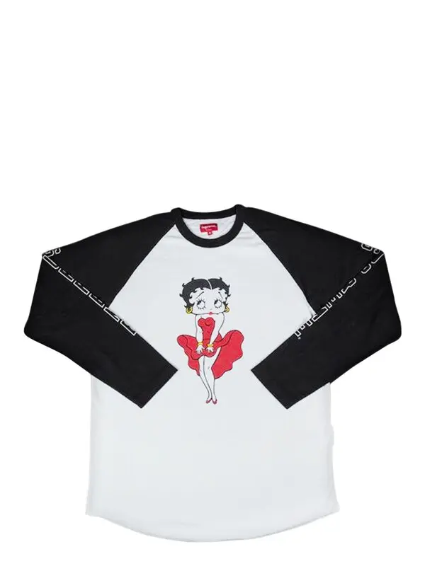 Supreme Betty Boop Raglan - Black