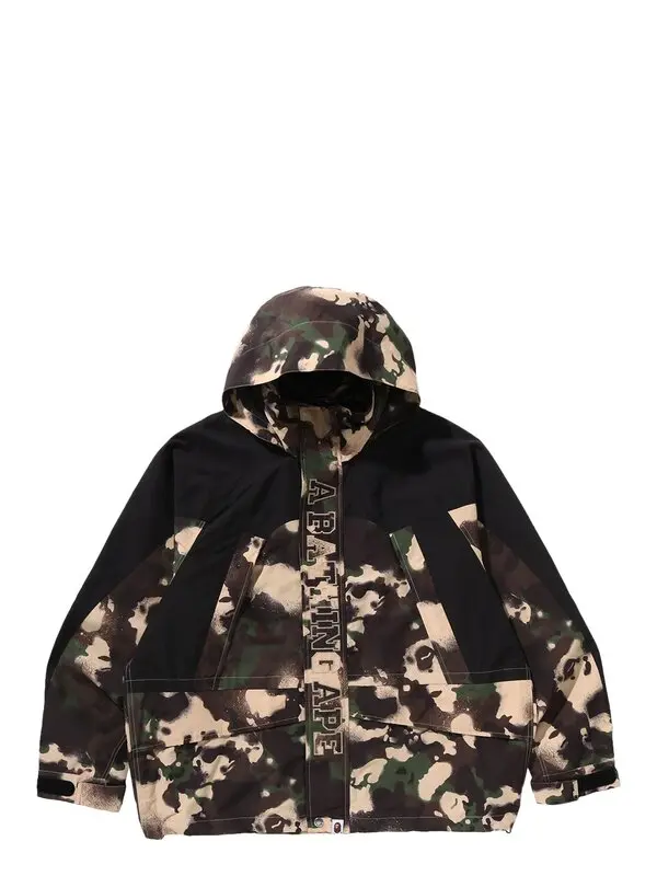 A BATHING APE Printed Snowboard Jacket - Green