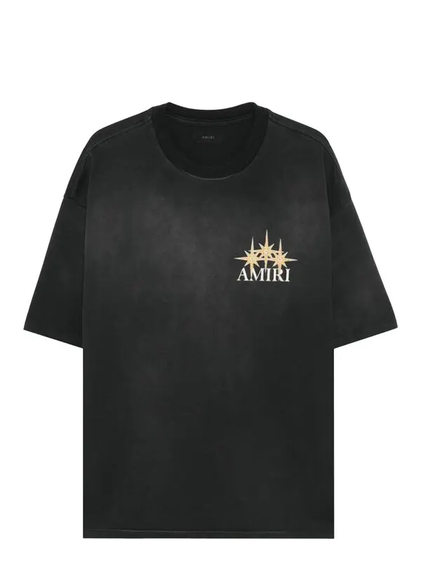 Amiri Starburst Oversized T-shirt - Black