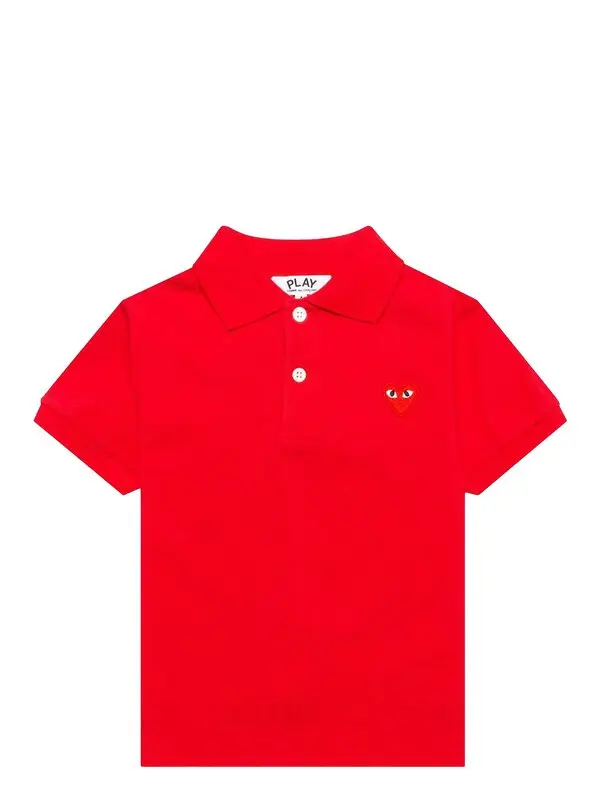 Play Comme Des Garcon Polo Shirt - Red