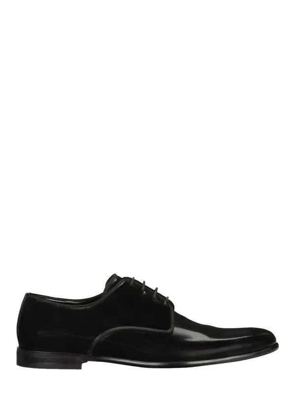 Dolce & Gabbana Brushed Calfskin Derby - Black