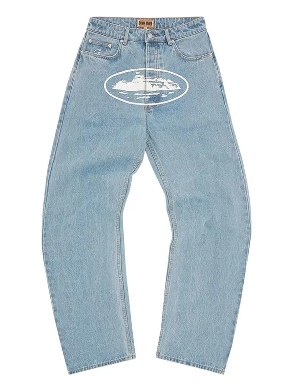 CORTEIZ Alcatraz Baggy Jeans - Blue