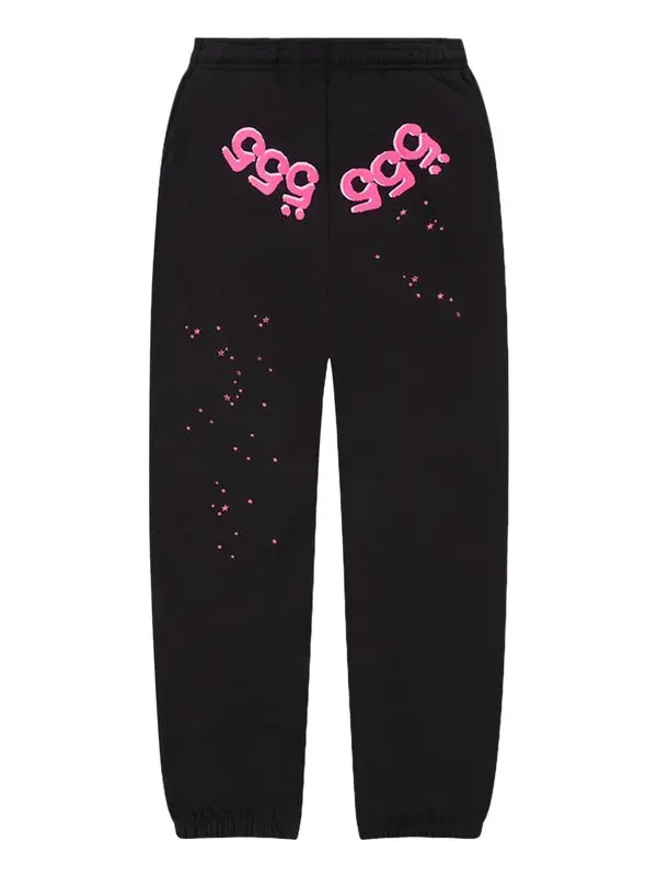 SP5DER Angel Number Sweatpant - Black