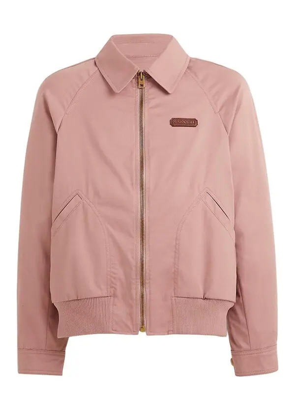 Coach Restored Harrington Jacket - Dusty Pink