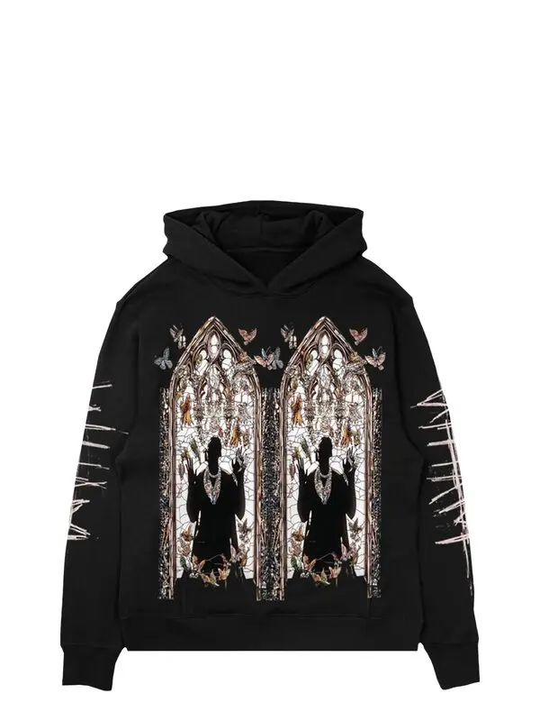 WHO DECIDES WAR BY EV BRAVADO X Lil Baby Wham Hoodie - Black