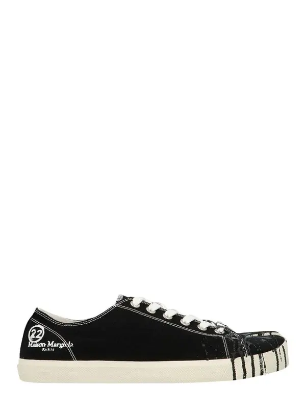 MAISON MARGIELA Tabi Canvas Low - Black