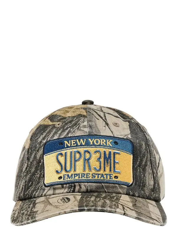 Supreme License Plate 6-panel Hat - Multicolor