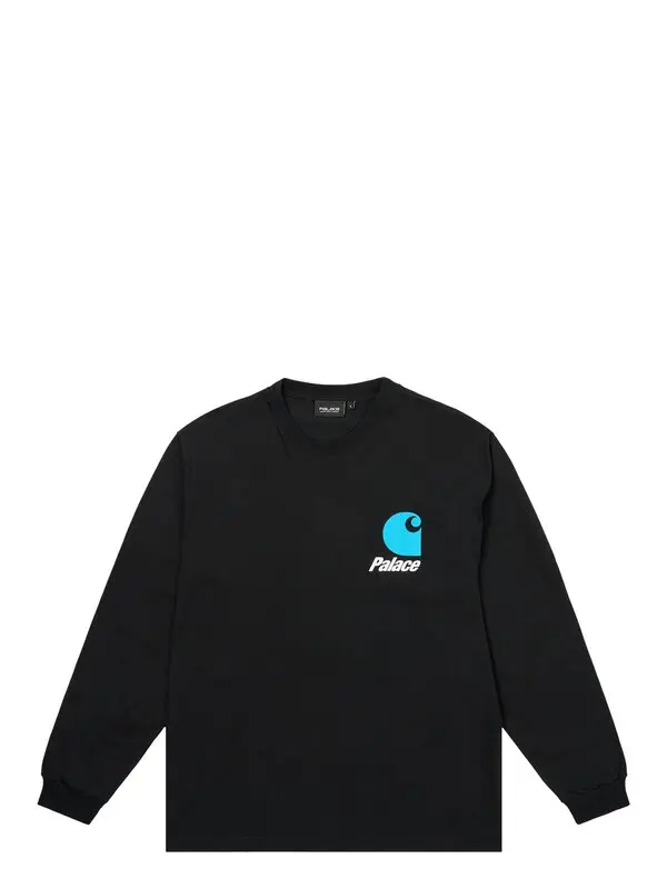 PALACE X Carhartt Wip Logo Long-sleeve - Black