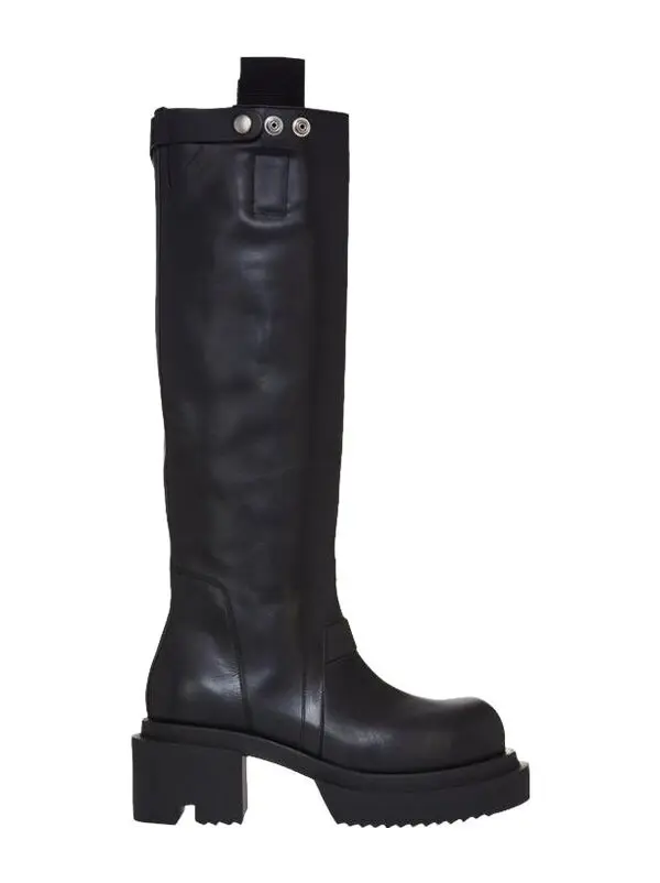 Rick Owens Porterville Knee Boots - Black
