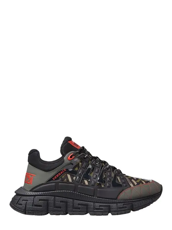 Versace Trigreca Sneakers - Black