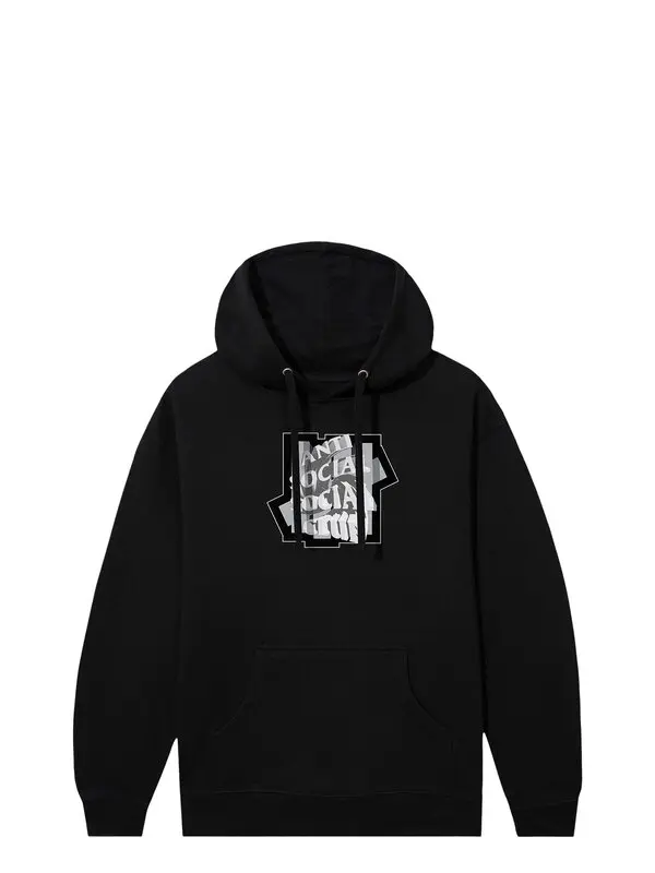 ANTI SOCIAL SOCIAL CLUB X Undefeated Play Social Hoodie - Black
