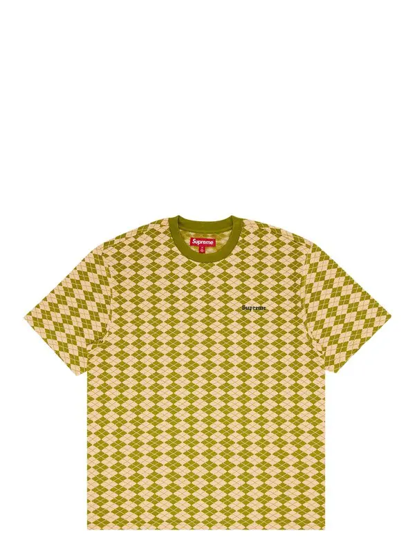 Supreme Diamond Jacquard Top - Green