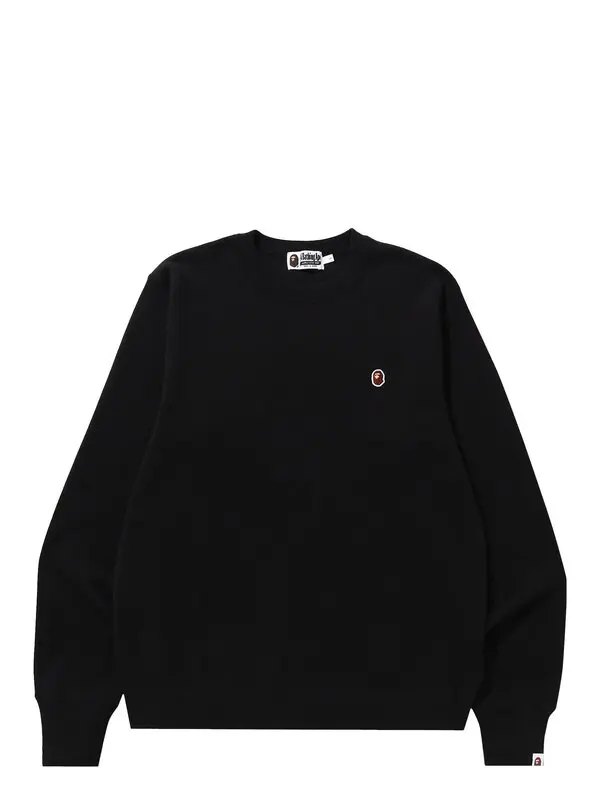 A BATHING APE One Point Crewneck - Black
